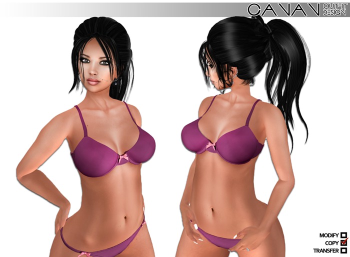 Second Life Marketplace - CANAN - Hair 'Black Diamond' 01