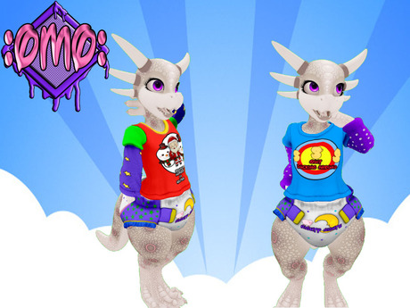 Second Life Marketplace - :OMO: Kobold Kids long sleeve shirt