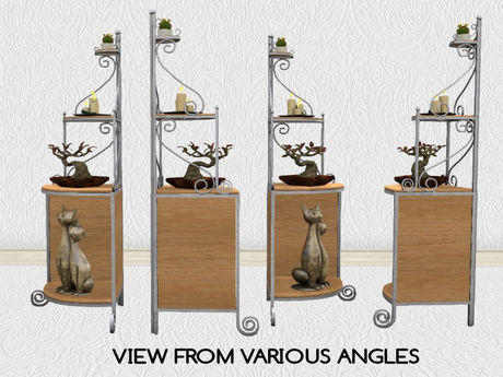 Second Life Marketplace - HOME DECOR 01 - CORNER CUPBOARD