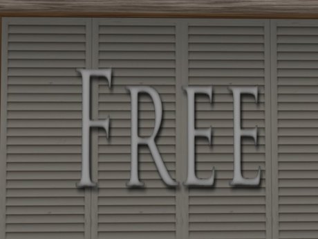 Second Life Marketplace - Shop Signs - FREE Grey (2D)