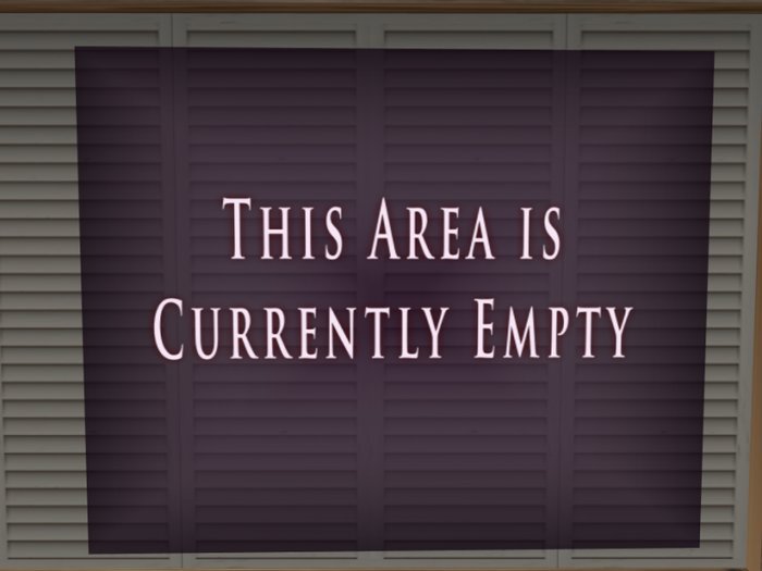Second Life Marketplace - Shop Signs This Area Is Currently Empty