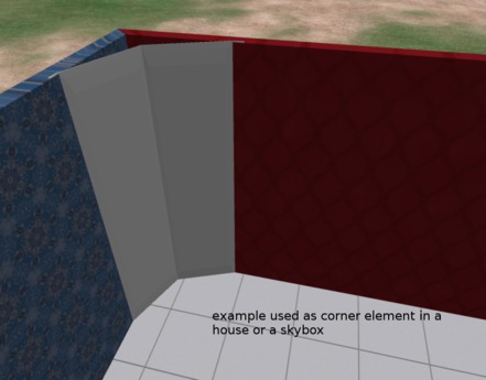 Second Life Marketplace - 2 plane double sided mesh element with 7 textures