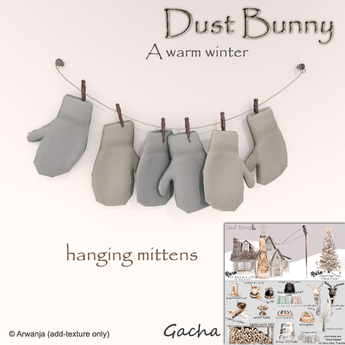 Second Life Marketplace - dust bunny . hanging mittens