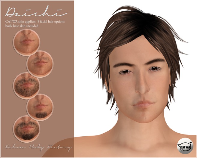 Second Life Marketplace - CATWA appliers, Asian Daichi skin line, sand