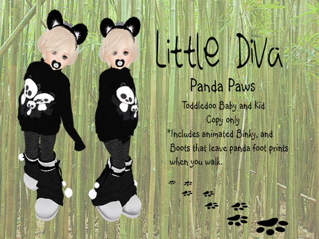 Second Life Marketplace - ~Little Diva~Panda Paws