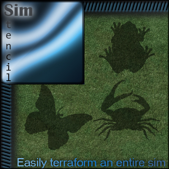 Second Life Marketplace - SIM Stencil - Terraform your SIM into the ...
