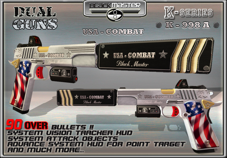 Second Life Marketplace - .BOX BlackMaster -Guns K-998 USA (MESH) V2