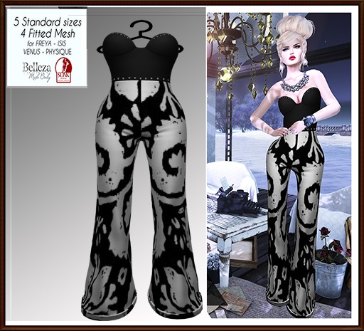 Second Life Marketplace - ROXY BLACK WHITE
