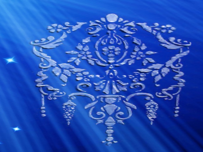 Second Life Marketplace - Victorian Floral Wall Stencil