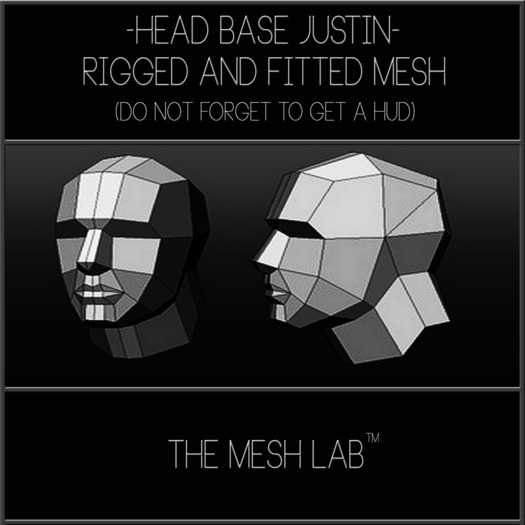 Second Life Marketplace - TML "JUSTIN" HEAD BASE PACK V2.0