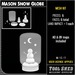 Second Life Marketplace - Tool Shed - Mason Snow Globe Mesh Kit