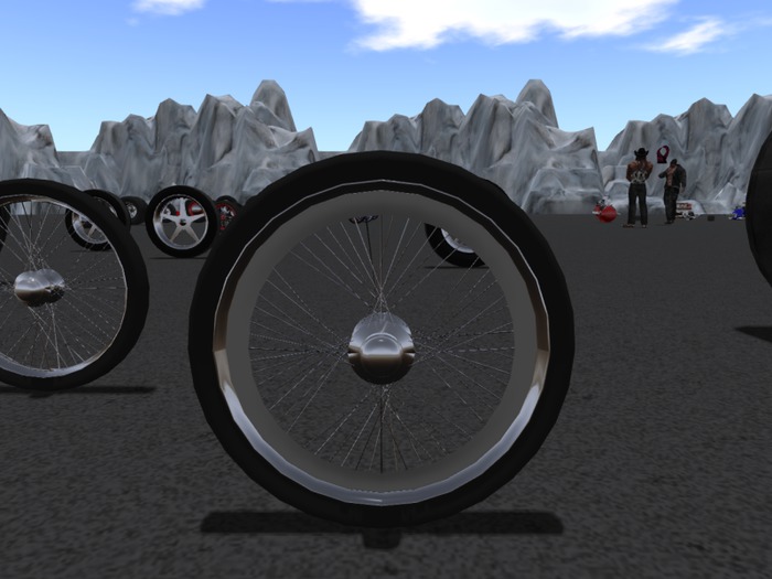 Second Life Marketplace - KK/BCC Slingshot spoke front wheel w/reflector