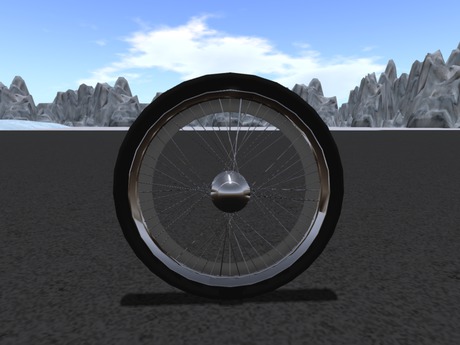 Second Life Marketplace - KK/BCC Slingshot spoke front wheel w/reflector