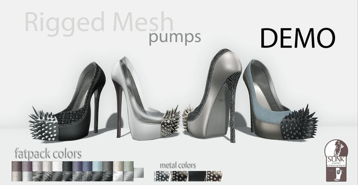 Second Life Marketplace - :: Miss LT Espinoso DEMO mesh pumps - for ...