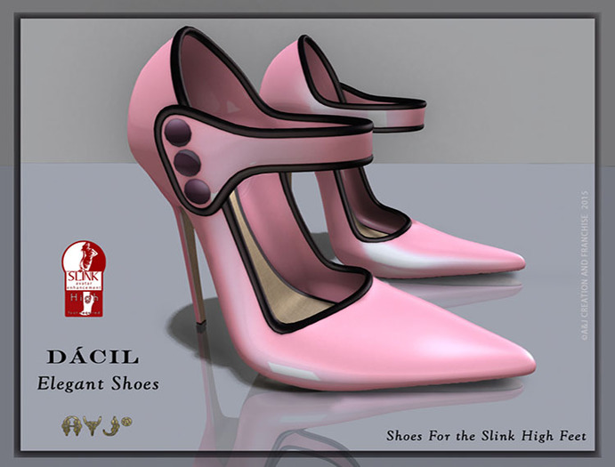 Second Life Marketplace - EXCLUSIVE SHOES MESH MOD: DACIL PINK *NEW ...