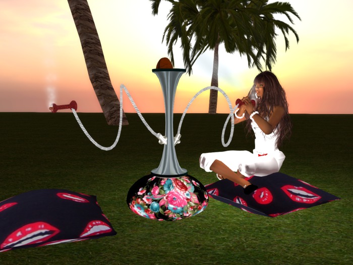Second Life Marketplace - ESM DESIGNS Mixed Flowers Nargile - Hookah ...