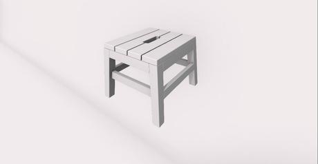 Second Life Marketplace - Foot Stool Mesh Full Perm (Boxed)