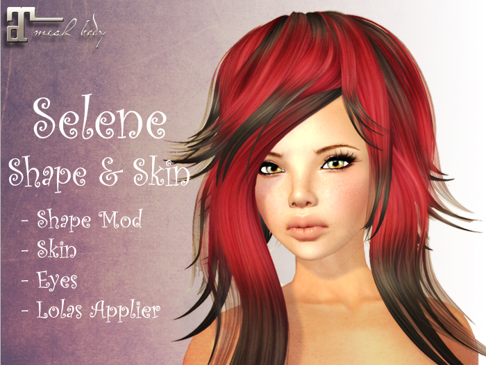 Second Life Marketplace - **SELENE**SKIN & SHAPE with Appliers for ...