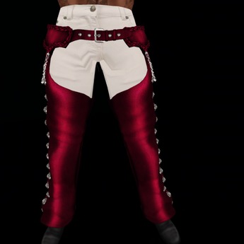 Second Life Marketplace - MENS MESH RED CHAPS