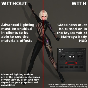 Second Life Marketplace - Spot On - Sparkle Bodystocking Maitreya Applier