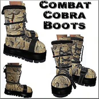Second Life Marketplace - Combat Cobra Boots