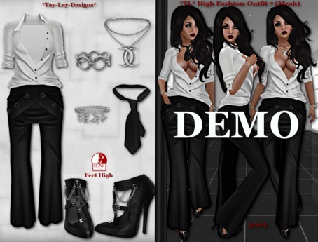 Second Life Marketplace - *TL* High Fashion-Outfit 7 (Mesh) DEMO