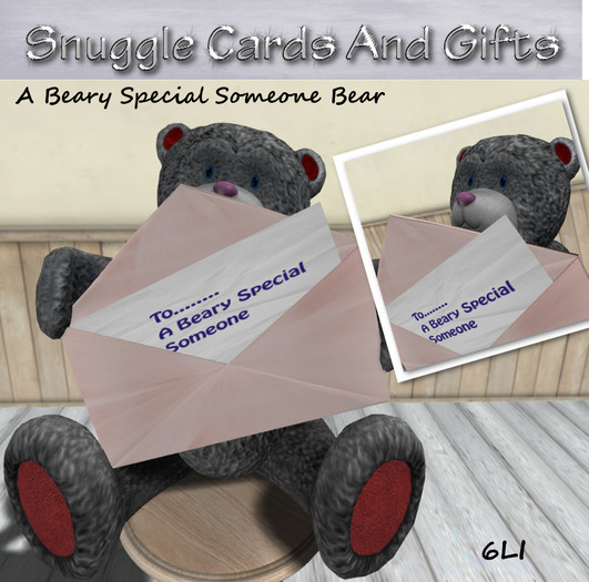 Second Life Marketplace - A Beary Special Someone Bear By Snuggles