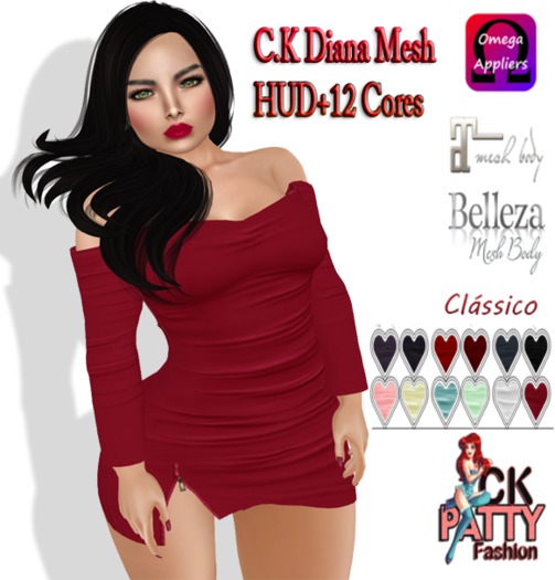 Second Life Marketplace - :: C.K Diana 12 Cores