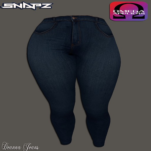 Second Life Marketplace - Snapz-Deanna Dark Blue Jeans
