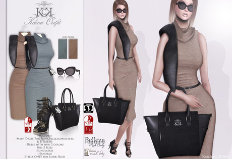 Second Life Marketplace - :::KC::: [DEMO] KELANI Outfit