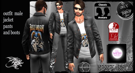 Second Life Marketplace - outfit male model 2