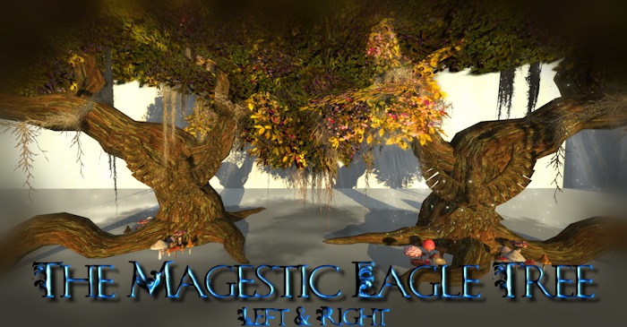 Second Life Marketplace - Majestic Eagle Tree w/HUD ~ Story Time ...