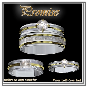 Second Life Marketplace - Promise Wedding Ring/Rings Set