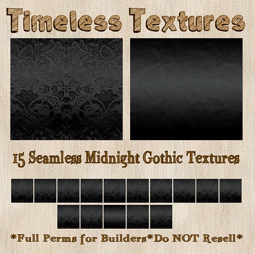 Second Life Marketplace 15 Seamless Midnight Gothic Timeless Textures