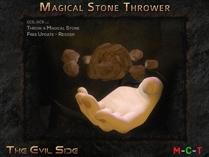 Second Life Marketplace - (TeS) Magical Stone Thrower - 1.0 - BoX (Wear Me)