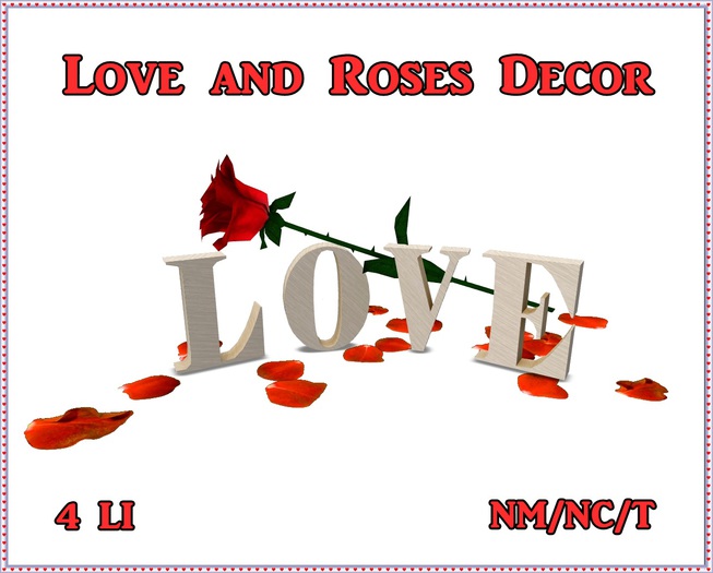 Second Life Marketplace - Love and Roses - Bijou Creations
