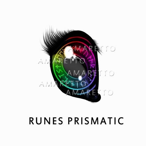 Second Life Marketplace - White Walker 2x Rainbow Runes Prismatic Eye ...
