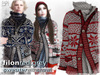 Second Life Marketplace - !gO! Sweater Filon - red.grey