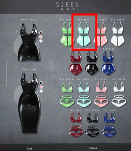 Second Life Marketplace - Siren.Set nr2 - Mint (Maitreya)