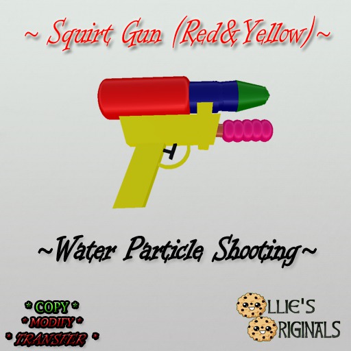 Second Life Marketplace Ovo Squirt Gun Redandyellow Copy