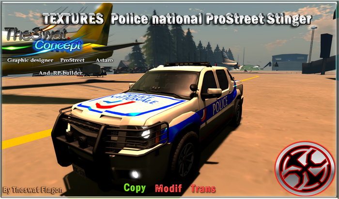 Second Life Marketplace - Textures Police National FRANCE Stinger ...