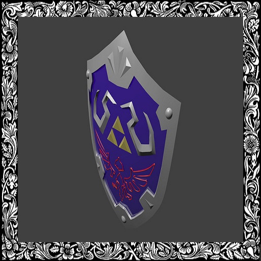 Second Life Marketplace - Mesh Zelda Shield ( Full perm ) with gift