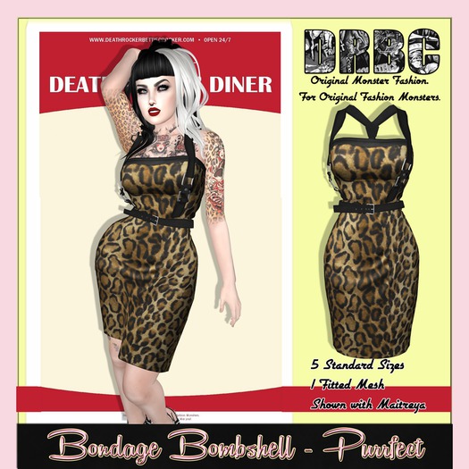 Second Life Marketplace - ::drbc:: bonded bombshell - purrfect [boxed]