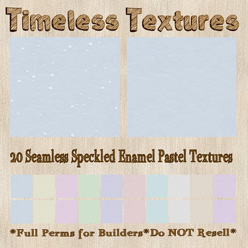 Second Life Marketplace - 20 Seamless Speckled Enamel Pastel Timeless ...