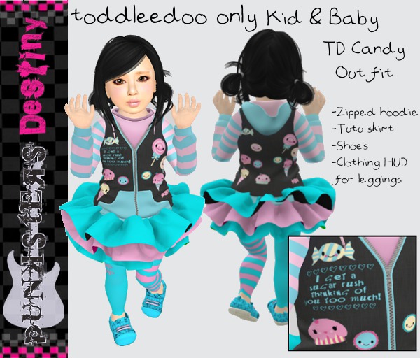 Second Life Marketplace - *PD* TD Candy outfit