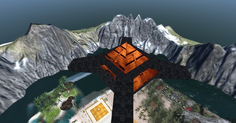 Second Life Marketplace - Goa'uld Ha'Tak Sha - MotherShip (Boxed)