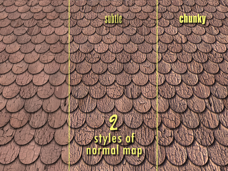 Second Life Marketplace - TD Weathered Victorian Shingles textures ...