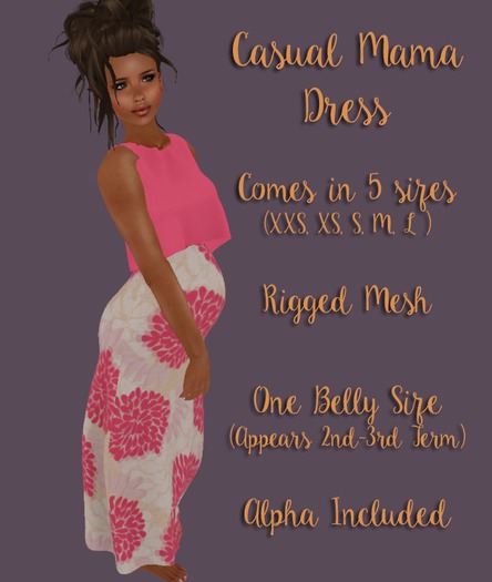 Second Life Marketplace - Casual Mama Dress - Floral