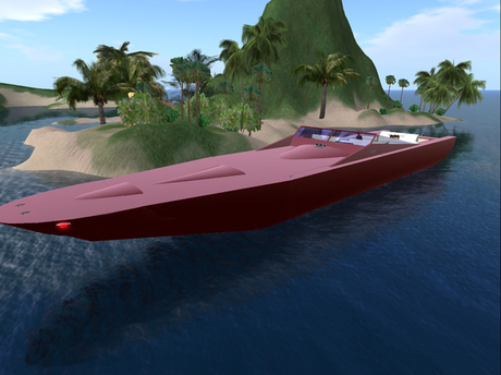 Second Life Marketplace - Magnum 40 meter (red boat)