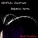 Second Life Marketplace - Sinfull imperial horns